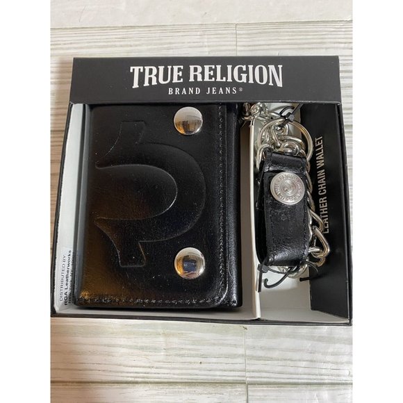 True Religion | Bags | Nwt True Religion Mens Carver Trifold Chain ...